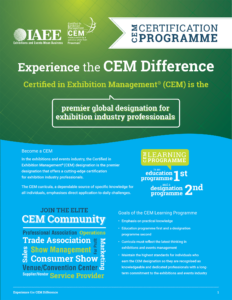 Certified in Exhibition Management® (CEM) Learning Program - IAEE