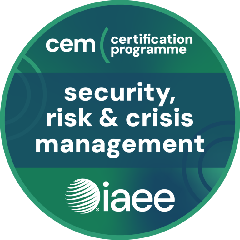 IAEE CEM Course: - Security, Risk and Crisis Management - Korea